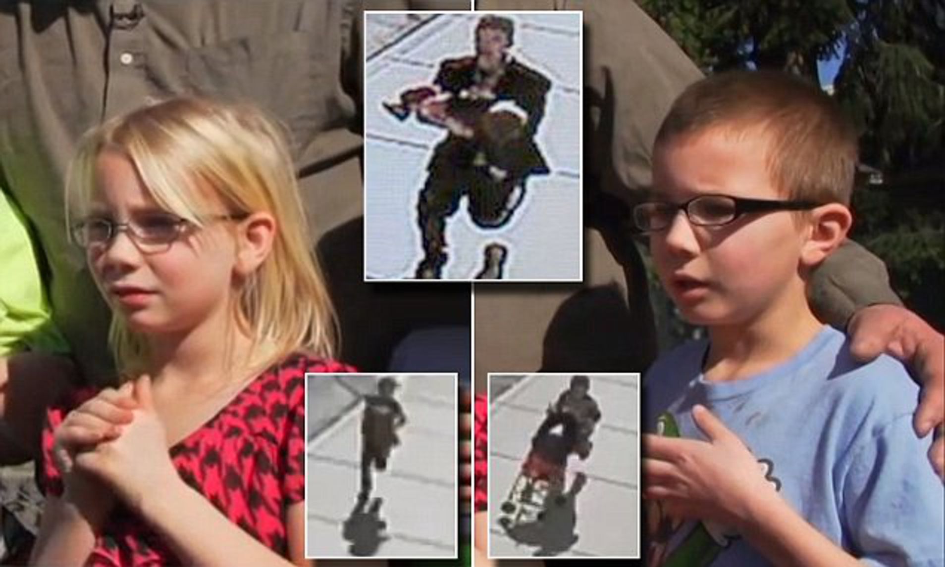 Brave brother and sister chase down a man who kidnapped their little ...